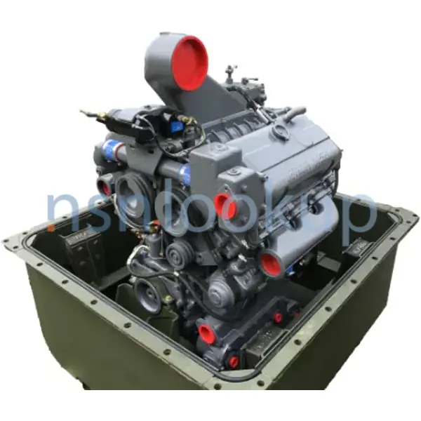 2815-00-124-5390 5063-5299 6V53n Engine With Container