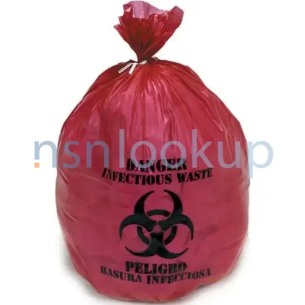8105-01-517-3662 Biohazard Disposal Bag 8105015173662